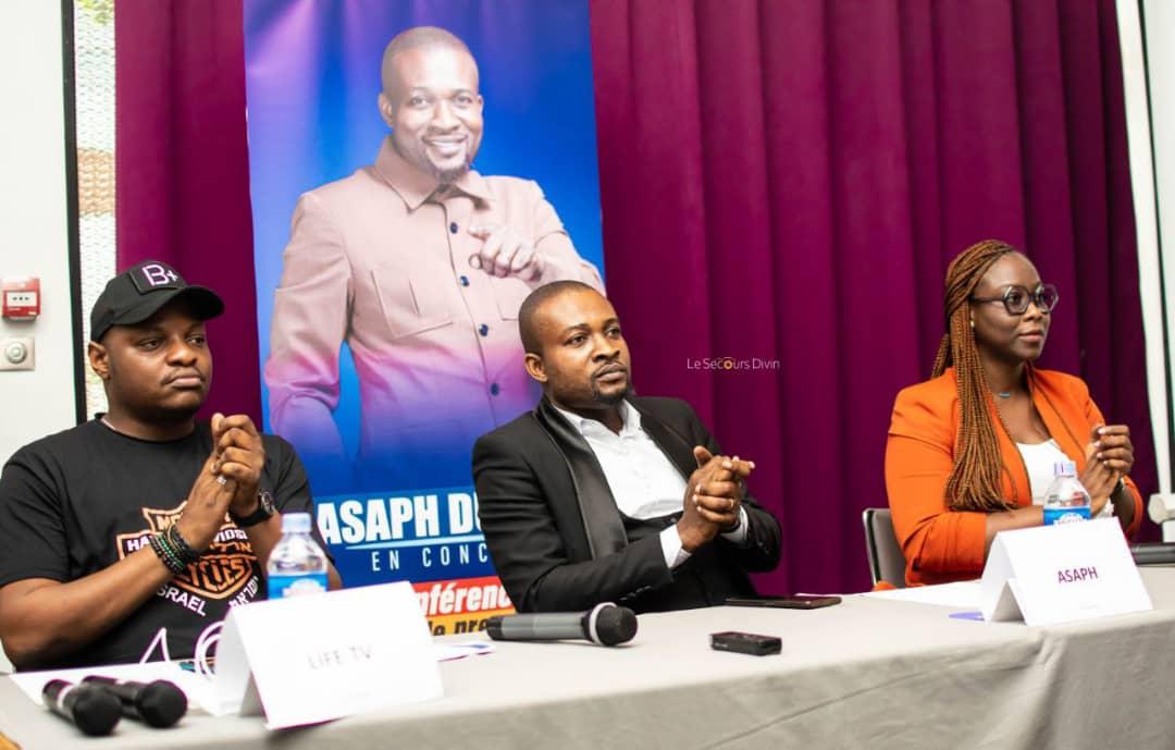 Concert du chantre Asaph du Ciel le 12 février 2023 au palais de la ...